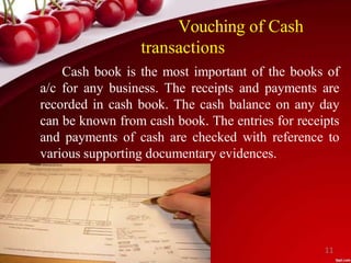 Vouching in Auditing-Supporting evidence | PDF