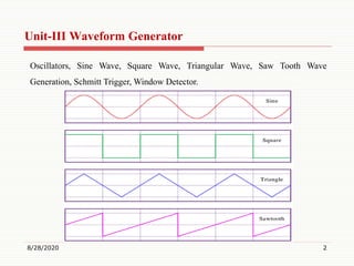 Unit-III Waveform Generator | PDF