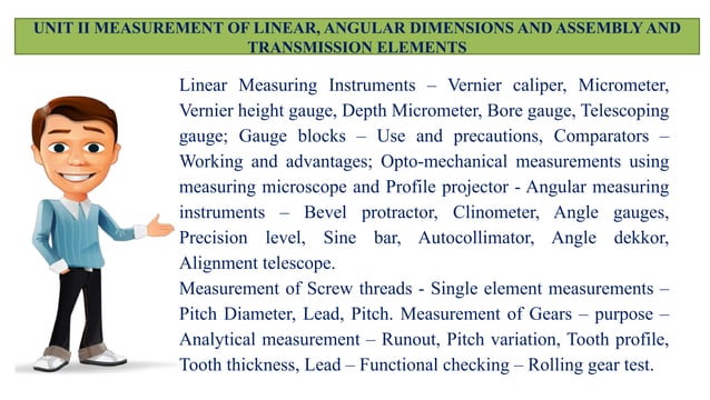 UNIT-II LINEAR & ANGULAR MEASUREMENT.pptx