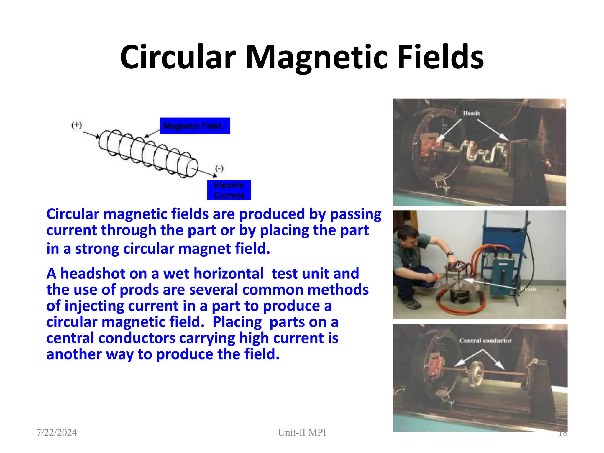 Unit-II MPI Non Destructive Testing of Materials | PPT
