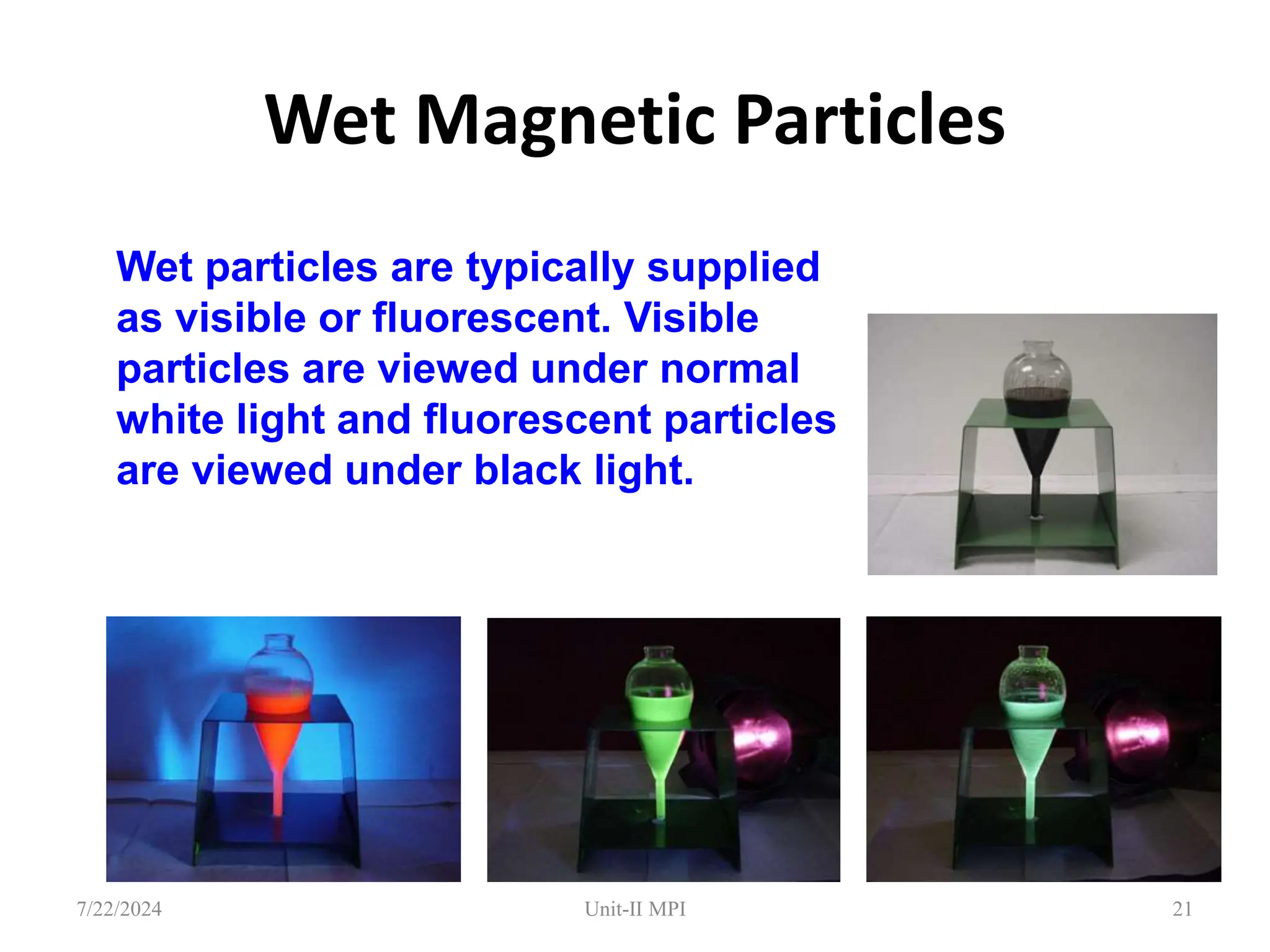 Unit-II MPI Non Destructive Testing of Materials | PPTX | Physics | Science