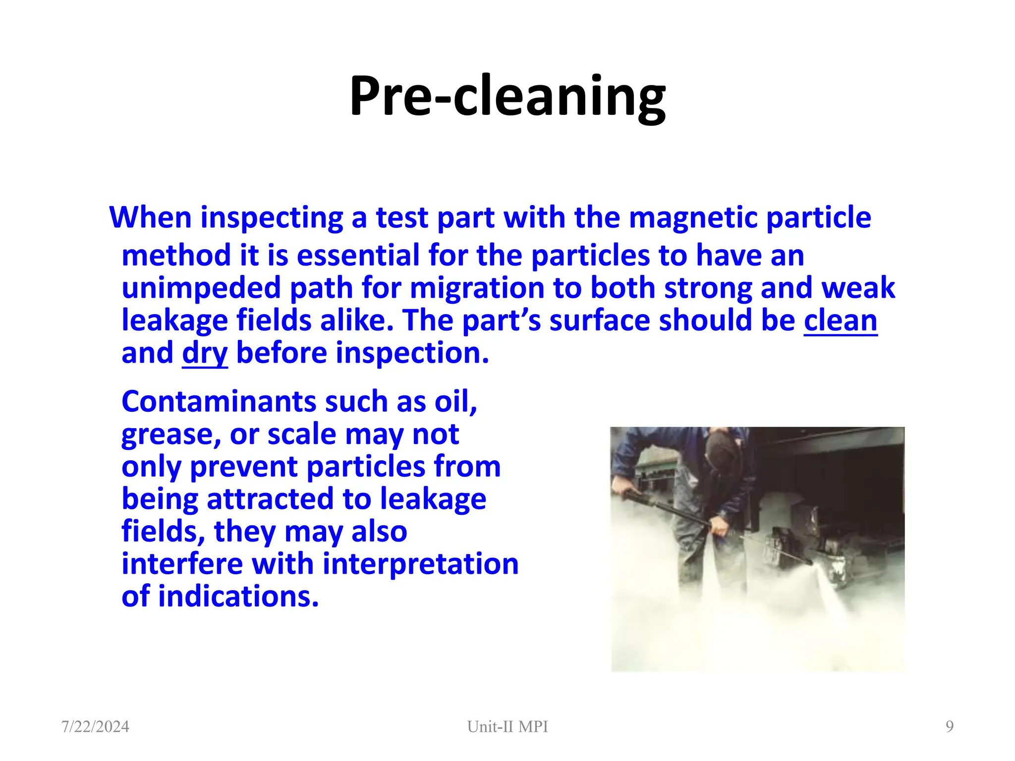 Unit-II MPI Non Destructive Testing of Materials | PPT