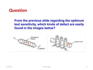 Unit-II MPI Non Destructive Testing of Materials | PPTX | Physics | Science