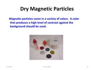 Unit-II MPI Non Destructive Testing of Materials | PPTX