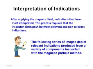Unit-II MPI Non Destructive Testing of Materials | PPTX