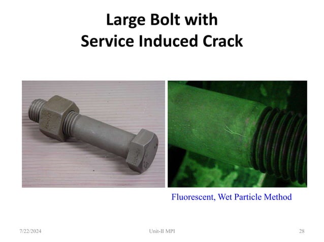 Unit Ii Mpi Non Destructive Testing Of Materials Ppt
