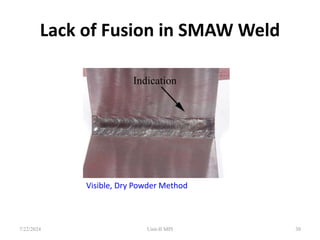 Unit-II MPI Non Destructive Testing of Materials | PPTX