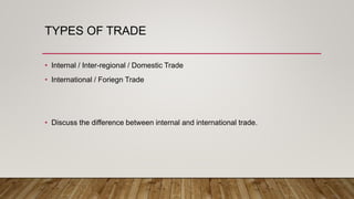 International trade | PPTX