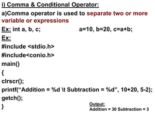 Unit i intro-operators | PPT