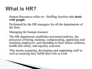 Unit - I Introduction to HRM, Job Analysis & Man Power Planning.pptx