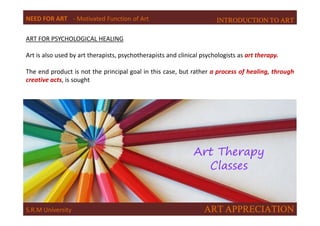 Unit-I Introduction to Art for architecture students | PDF