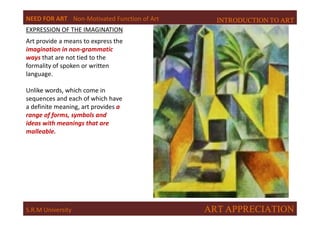 Unit-I Introduction to Art for architecture students | PDF