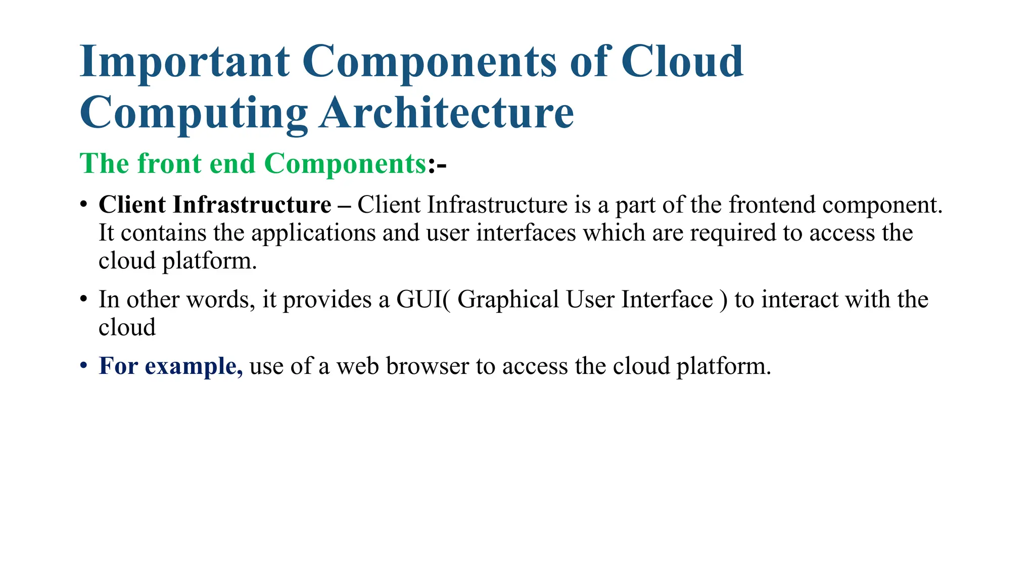 Unit I Introduction To Cloud Computingpptx Cloud Computing Internet