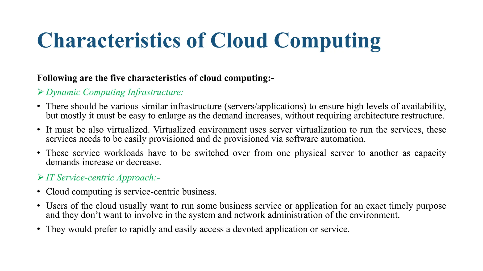 Unit I Introduction To Cloud Computingpptx Cloud Computing Internet