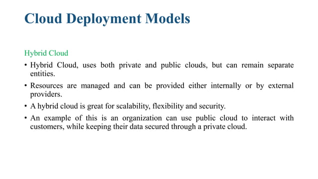 Unit-I Introduction to Cloud Computing.pptx | Cloud Computing | Internet