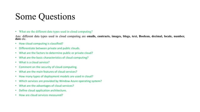 Unit-I Introduction to Cloud Computing.pptx | Cloud Computing | Internet