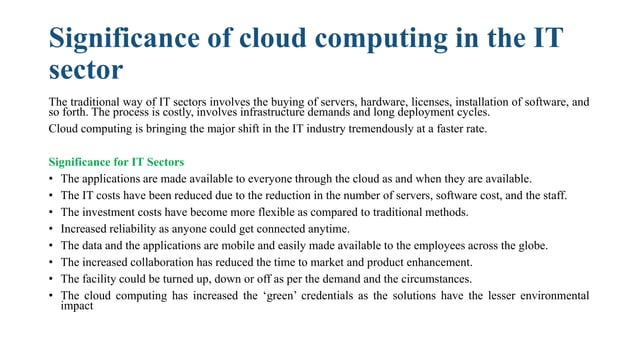 Unit-I Introduction to Cloud Computing.pptx | Cloud Computing | Internet