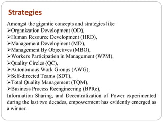 Introduction to Employee Empowerment | PPT