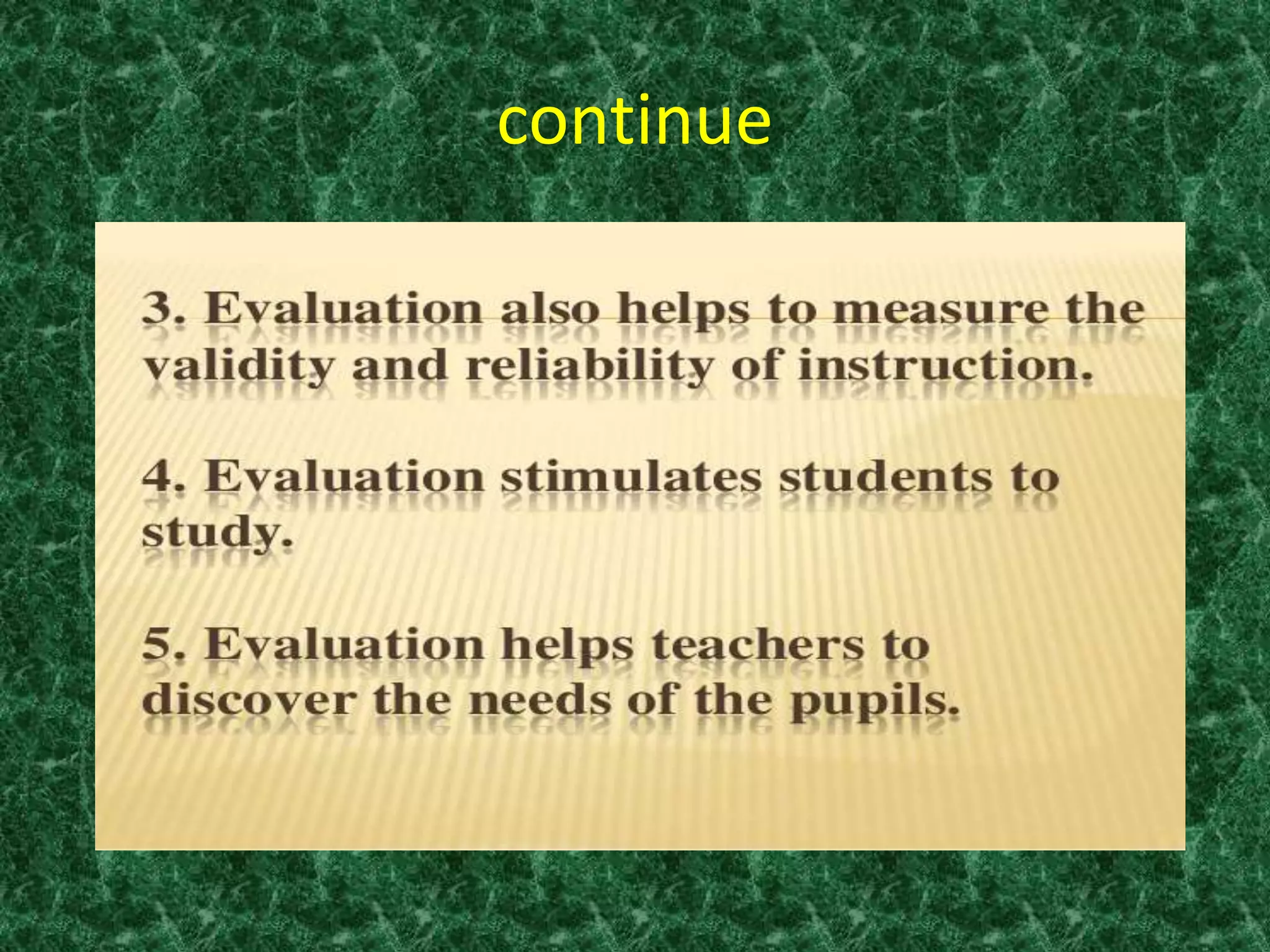 Unit i introduction to evaluation ppt | PPTX