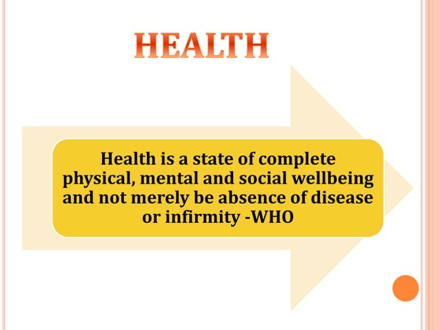 introduction to health | PPTX | Infectious Diseases | Diseases and ...