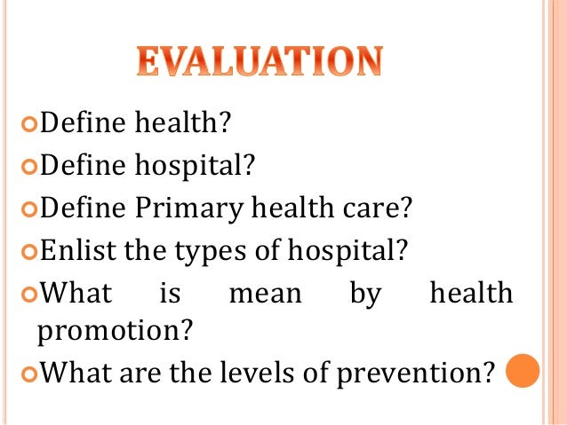 introduction to health