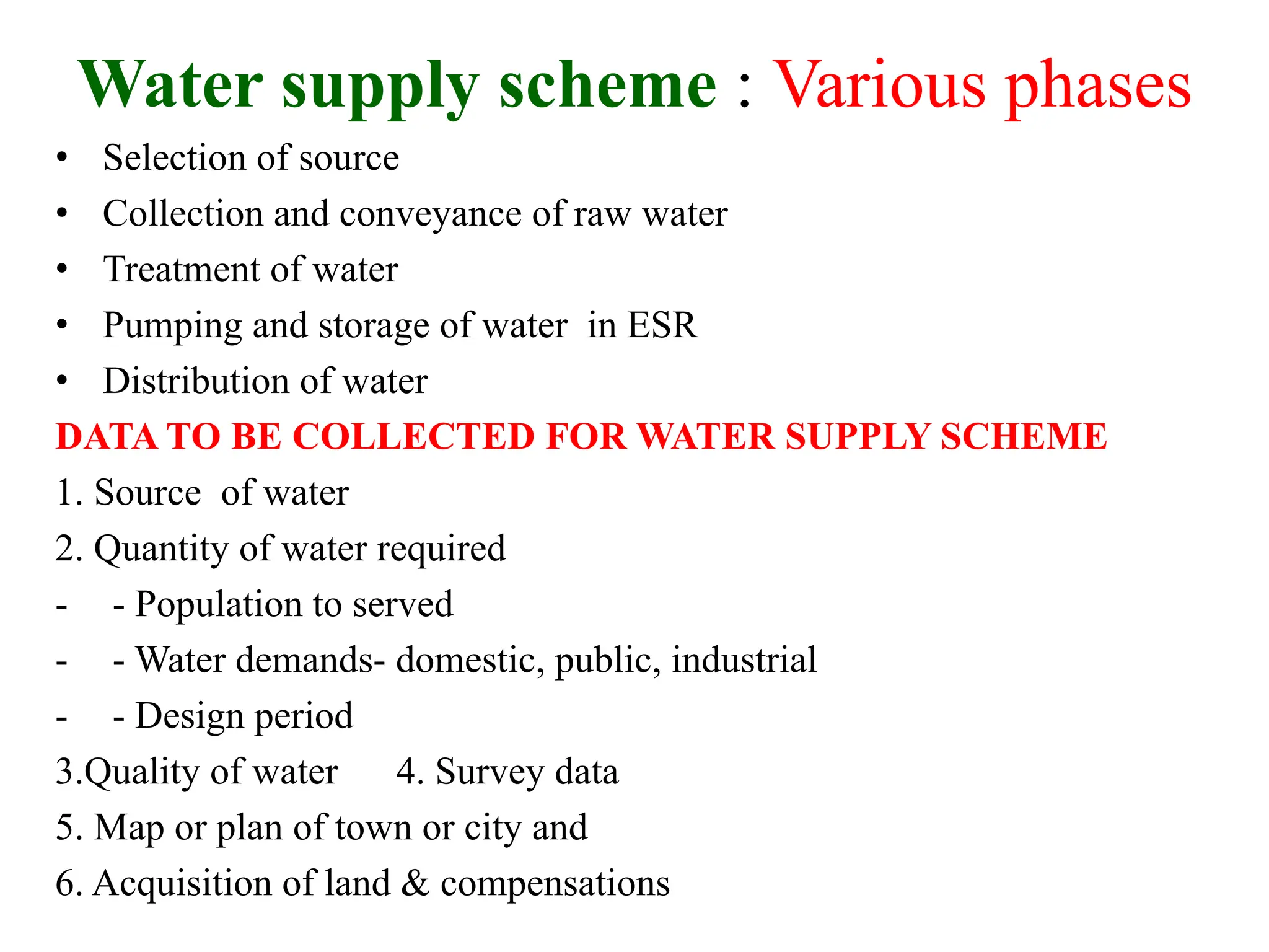 Introduction to water supply scheme | PDF