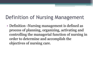 Unit-II Nursing Management M.sc II year.pptx