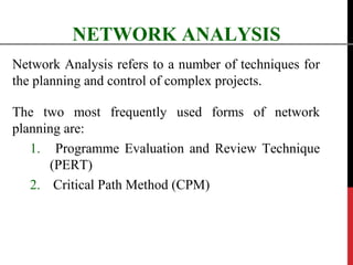 Project Management: NETWORK ANALYSIS - CPM and PERT | PPT