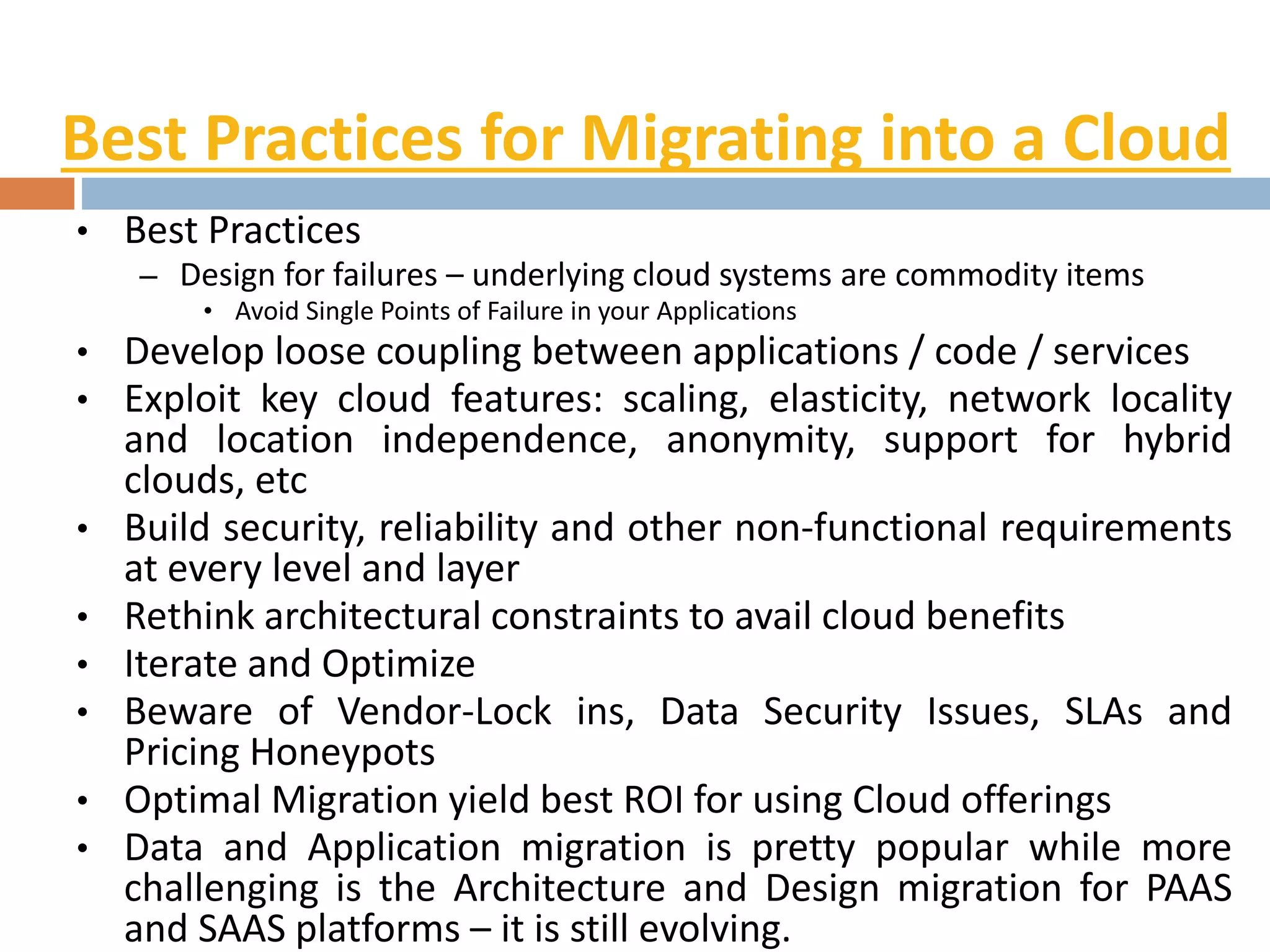 Migration into a Cloud | PPTX