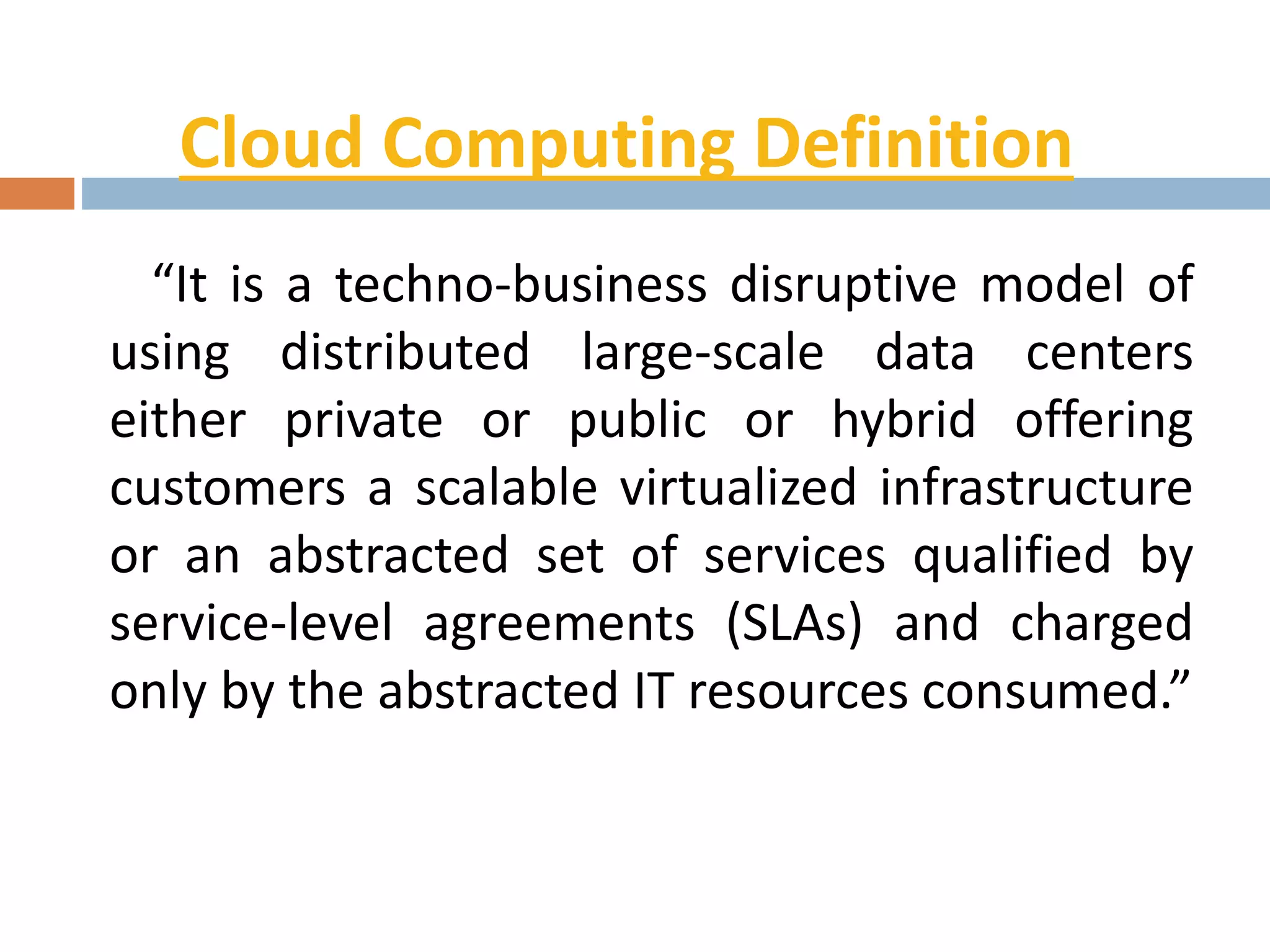 Migration into a Cloud | PPTX