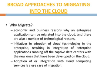 Migration into a Cloud | PPTX