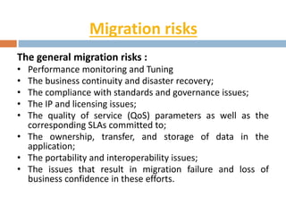 Migration into a Cloud | PPTX