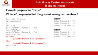 Control Statements -if else in C programming.pptx