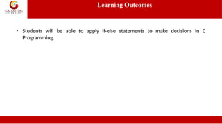 Control Statements -if else in C programming.pptx