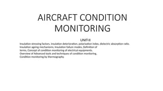 Condition monitoring (CM) is a maintenance technique that uses sensors ...