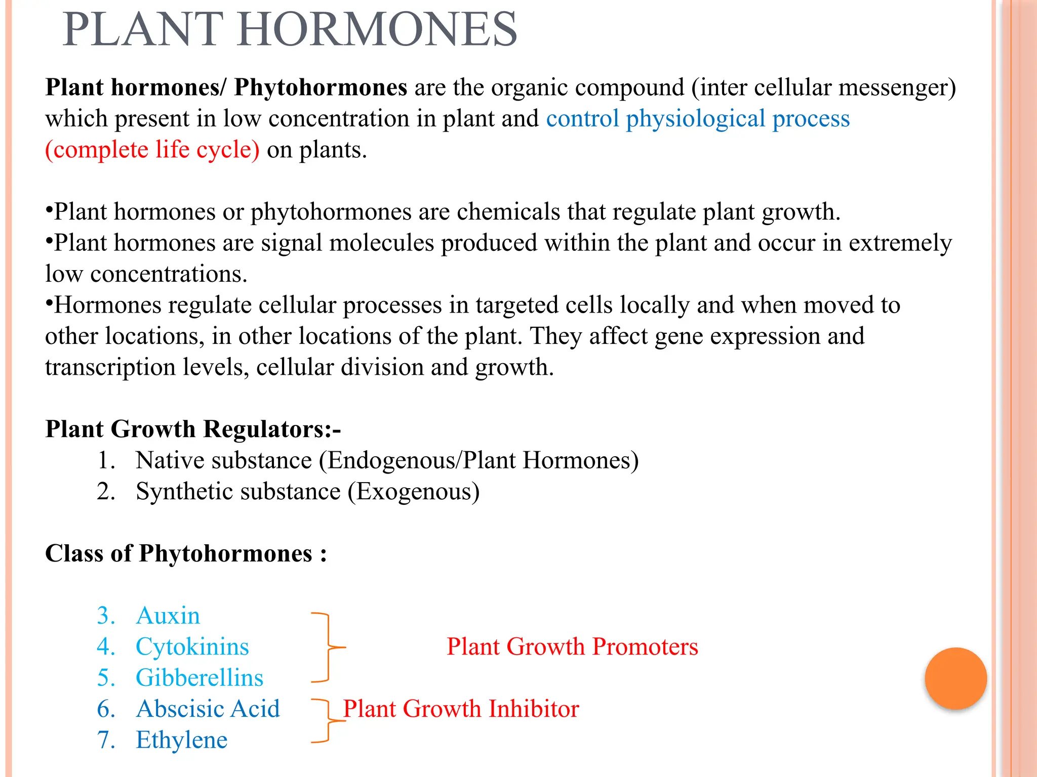 Unit-II Plant Harmones and their functions.pptx