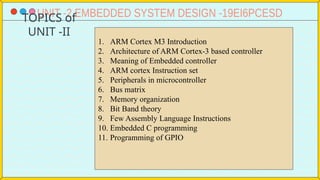 UNIT-II_PPT_ Embedded System Design_PARTI.pptx