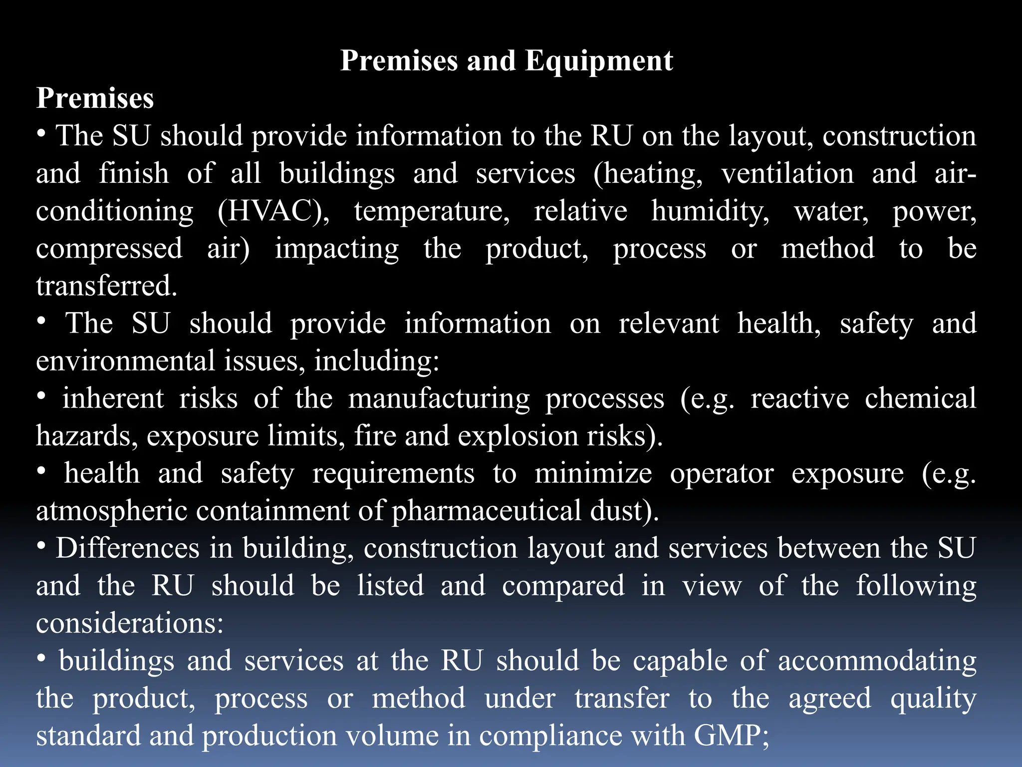 Industrial Pharmacy-II, UNIT-II Premises and Equipment | PPT