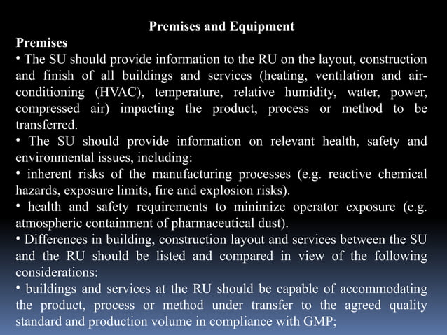 Industrial Pharmacy-II, UNIT-II Premises and Equipment | PPT