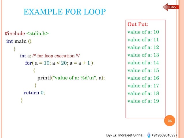 Control Statements Array Pointer Structures Ppt Programming
