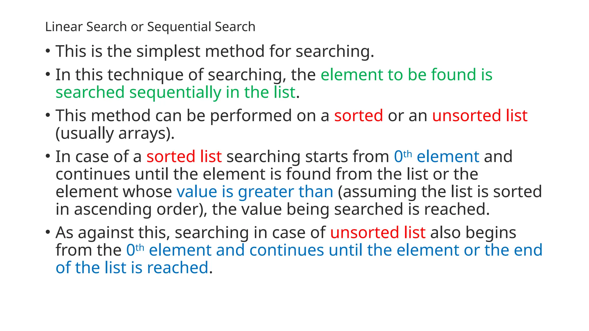 Data structure Unit - II Searching and Sorting.pptx