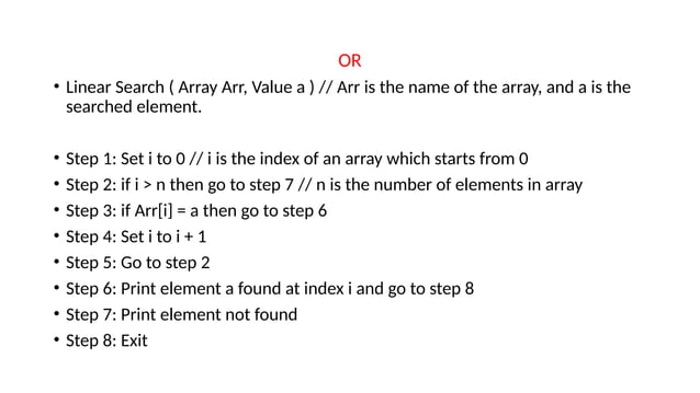 Data structure Unit - II Searching and Sorting.pptx