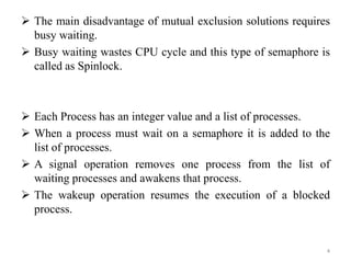 Unit-II Semaphore.ppt | Operating Systems | Computer Software and Applications
