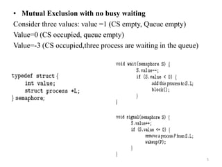 Unit-II Semaphore.ppt | Operating Systems | Computer Software and Applications