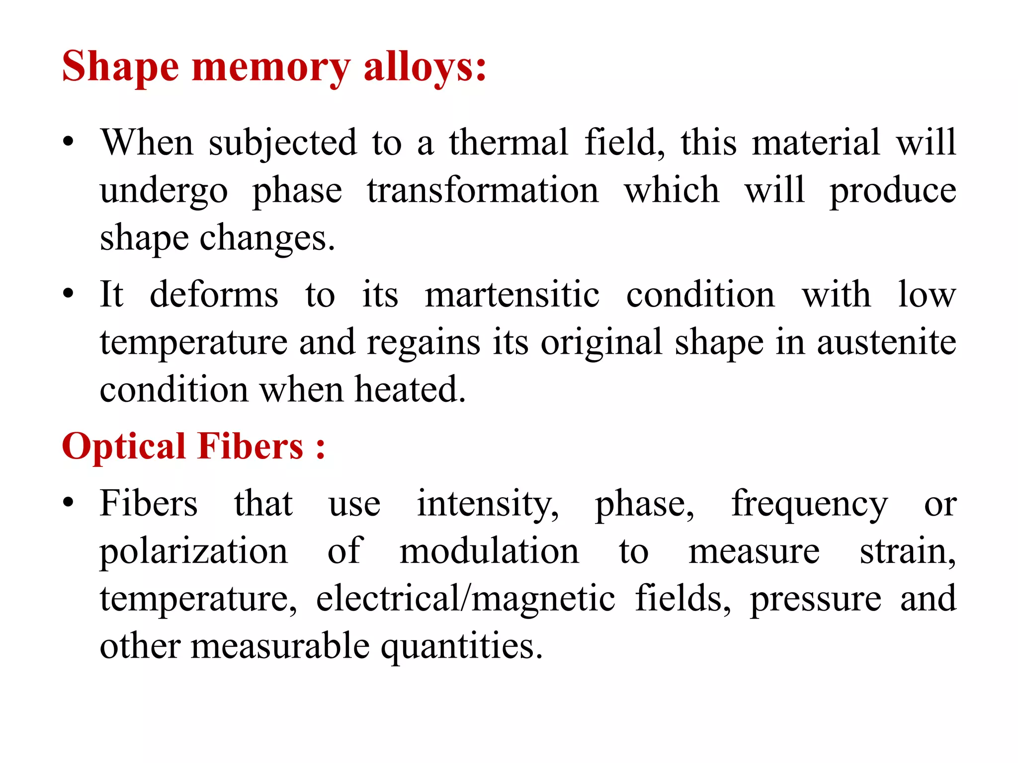 Unit II smart materials and eco-friendly materials by BeST | PPT