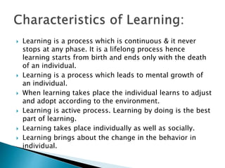 UNIT-II STAGES OF LEARNING.pptx