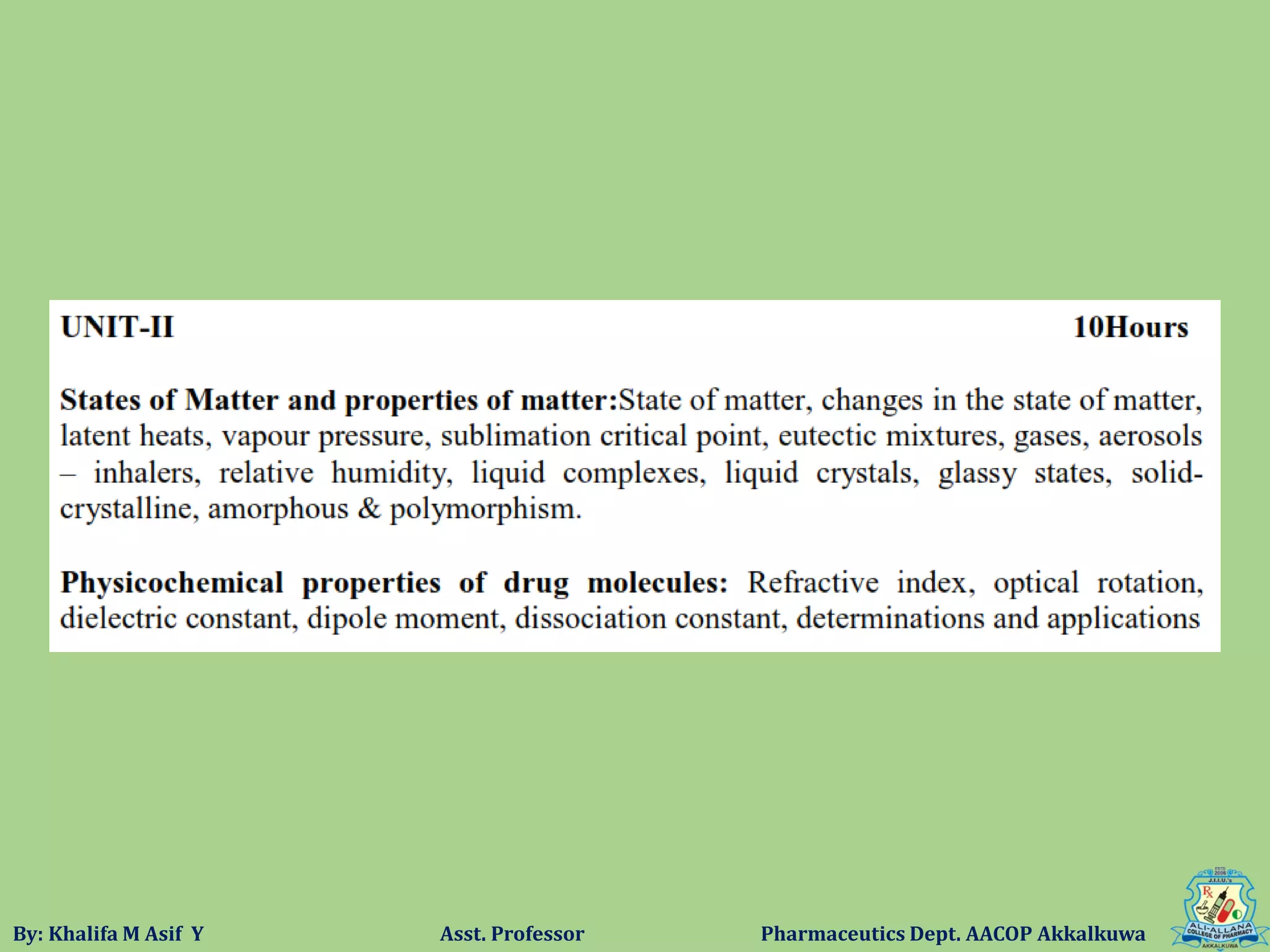 States of Matter and properties of matter | PDF
