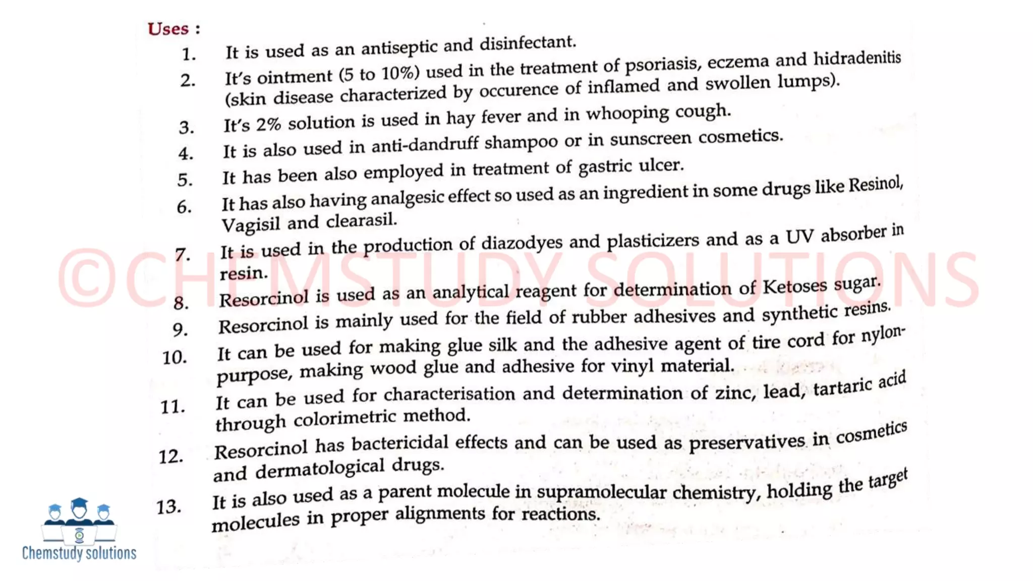 Unit ii Structure and use of phenol derivatives | PPTX
