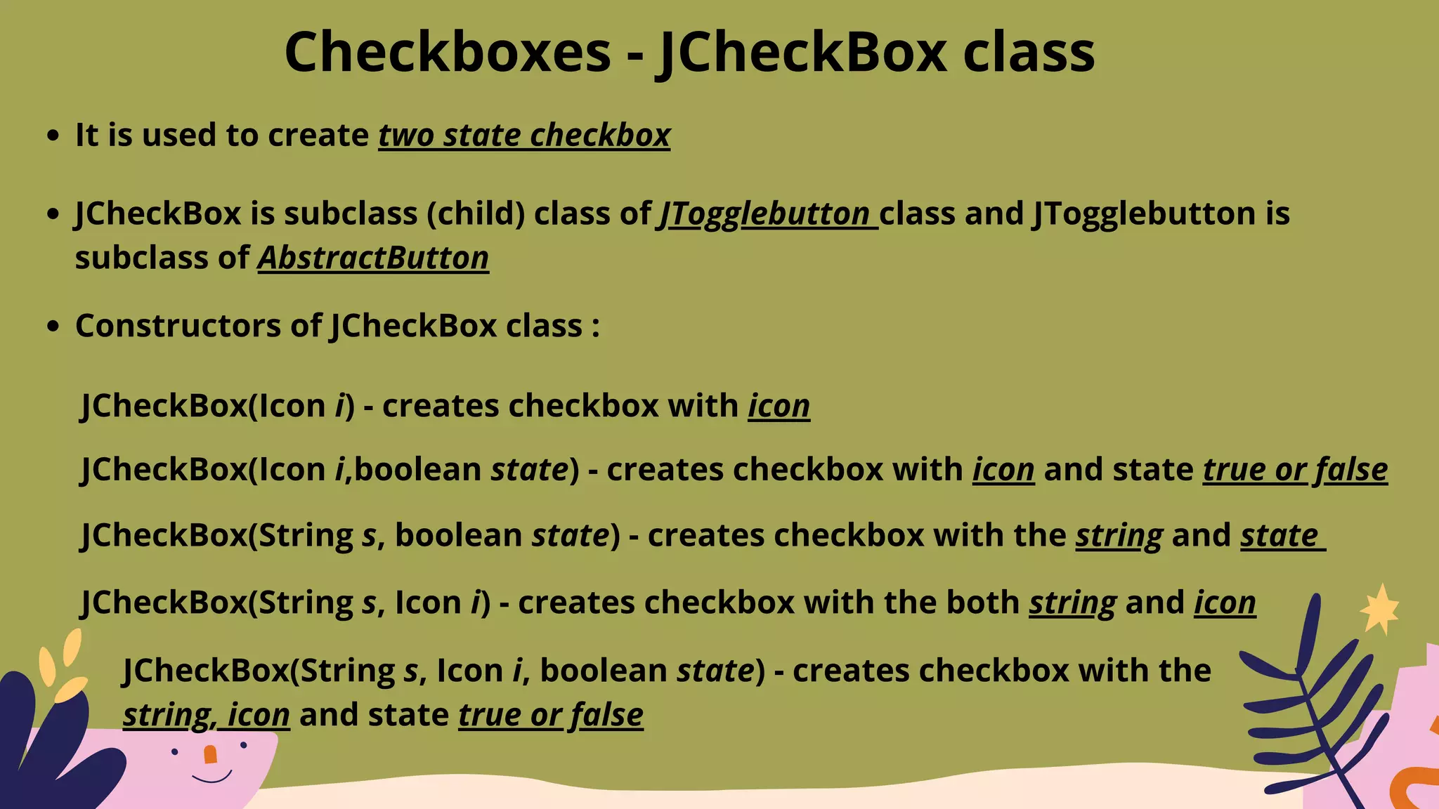 Unit-2 swing and mvc architecture | PDF