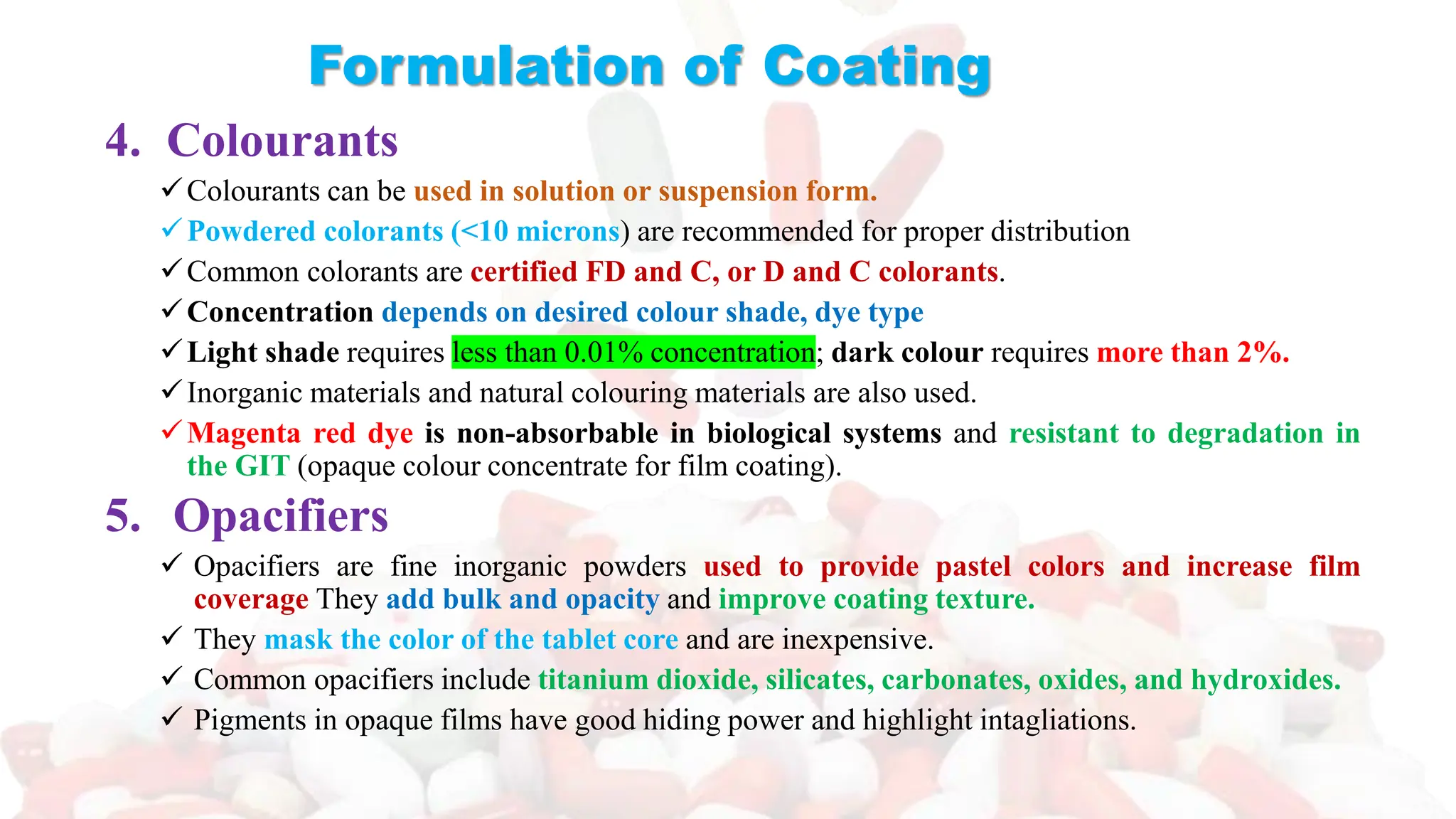 UNIT- II Tablets coating and FC- QC TEST | PDF